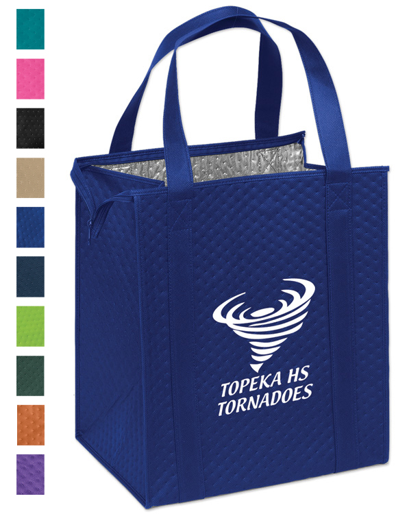 Therm-O Snack Tote Bag with one color imprint